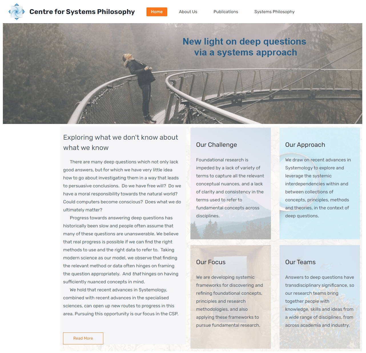 About Systems Philosophy